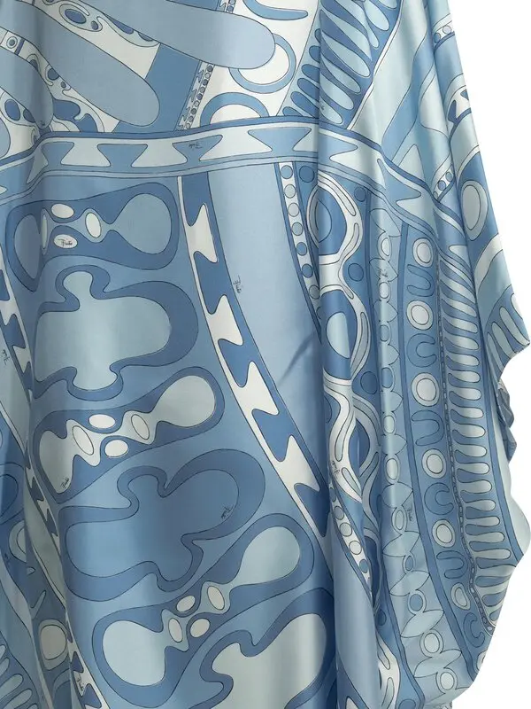 Emilio Pucci Silk Twill Soleil Caftan Dress