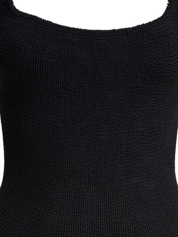 Hunza G Squareneck One Piece Swimsuit - Black