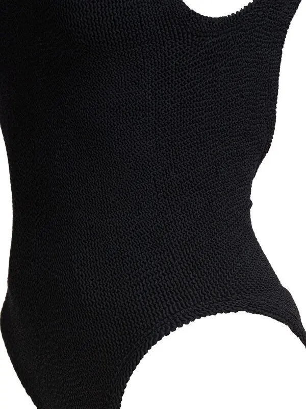 Hunza G Squareneck One Piece Swimsuit - Black