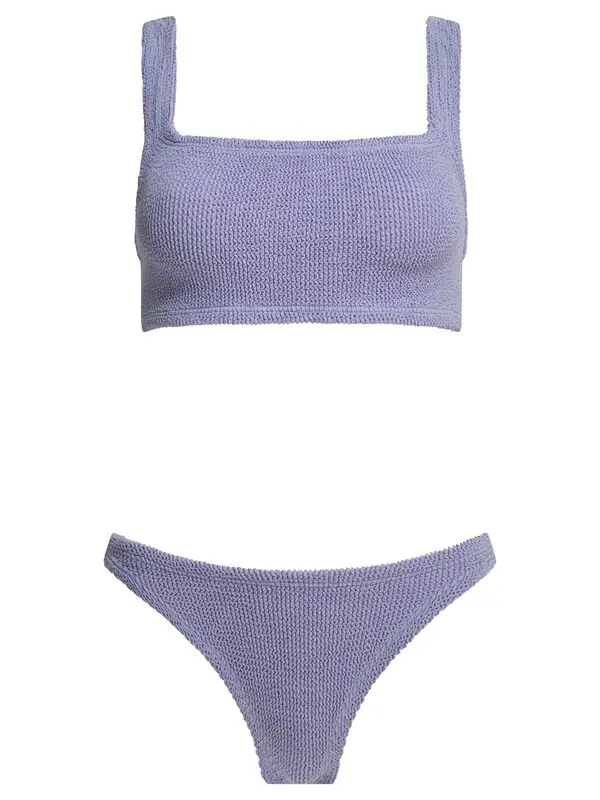 Hunza G Textured Bikini - Purple