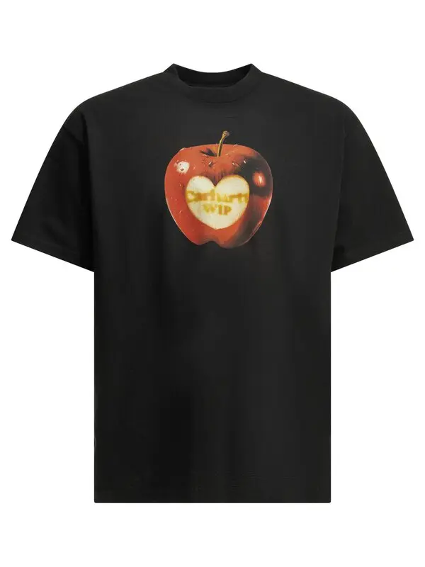 Carhartt Work In Progress Spoiled" Graphic Print Organic Cotton T-shirt - Black