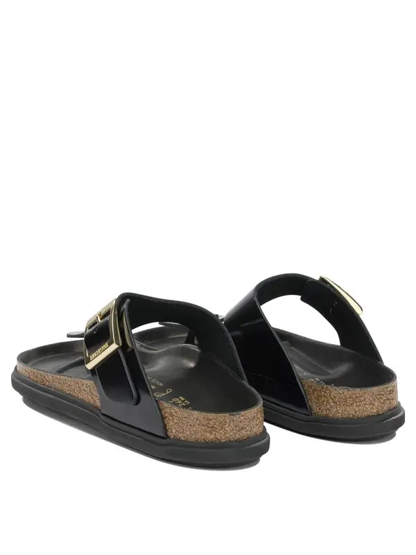 BIRKENSTOCK Gizeh Droplet Buckle Flip Flops - Black