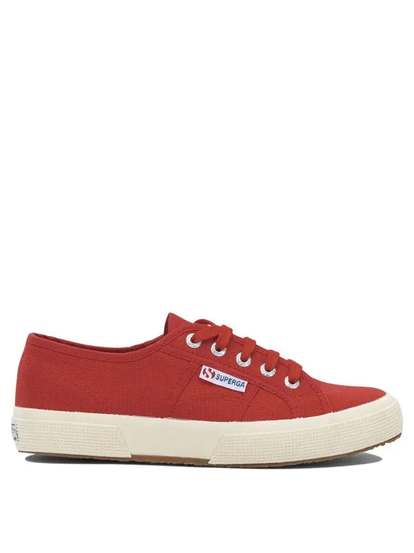 Superga Cotton Lace-up Sneakers - Red