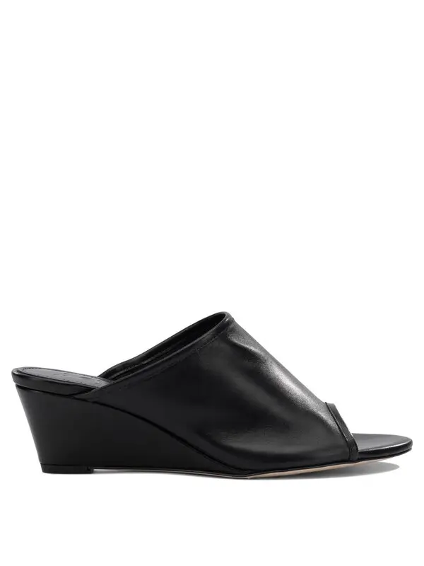 AeydĒ Suzanne 50mm Wedge Sandals - Black