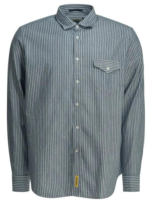 B.D.BAGGIES Bradford Striped Us Oxford Casual Shirt