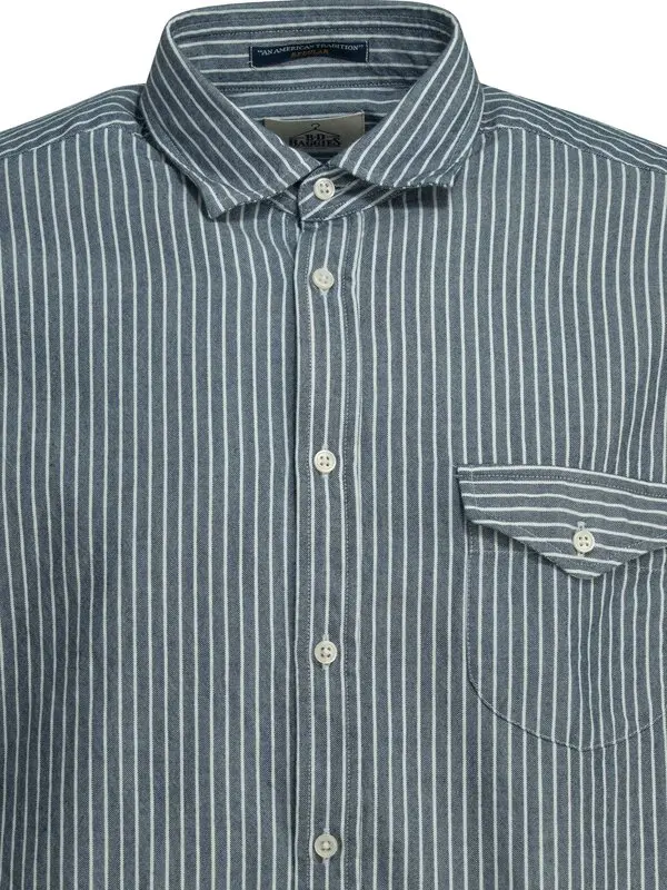 B.D.BAGGIES Bradford Striped Us Oxford Casual Shirt