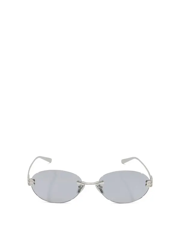 Balenciaga Af Gossip Oval Sunglasses - Grey