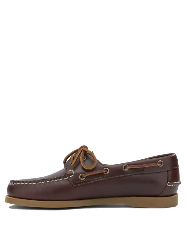 SEBAGO Portland Waxed Leather Lace-up Loafers - Brown