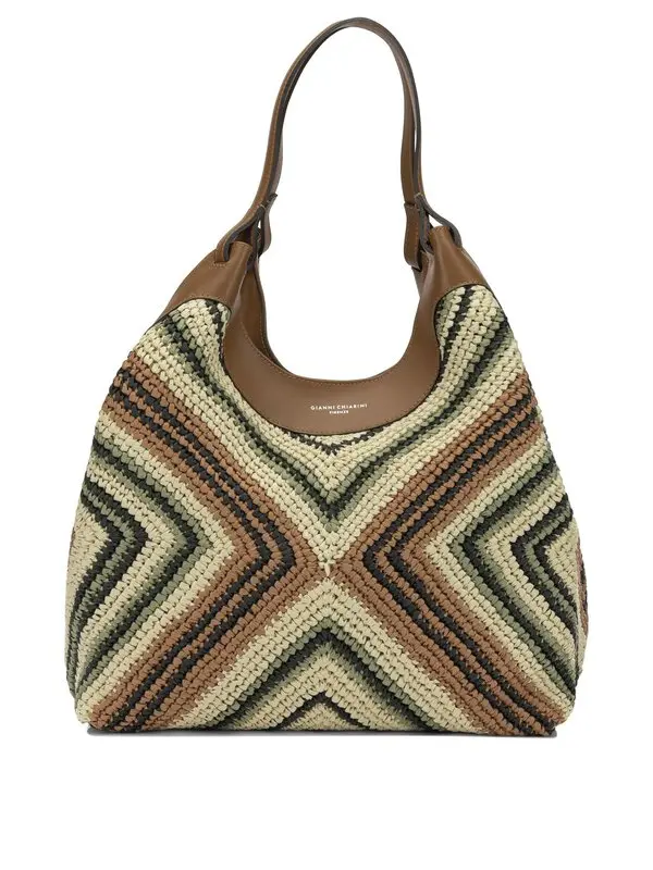 GIANNI CHIARINI Woven Shoulder Bag
