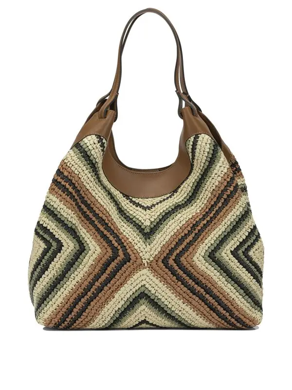 GIANNI CHIARINI Woven Shoulder Bag