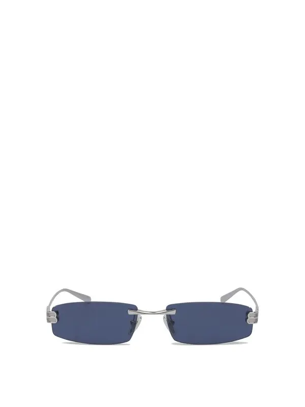 Balenciaga Gossip S" Rectangle Sunglasses - Black