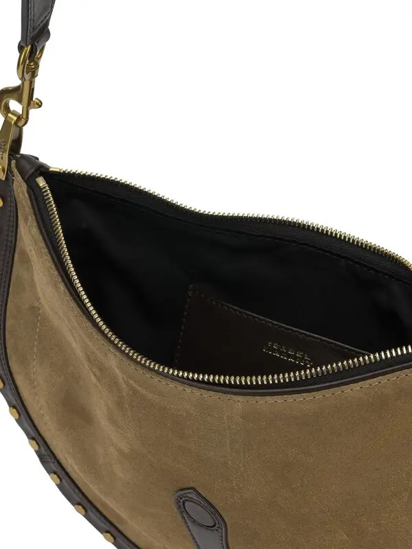 Isabel Marant Oskan Hobo Soft Shoulder Bag - Beige
