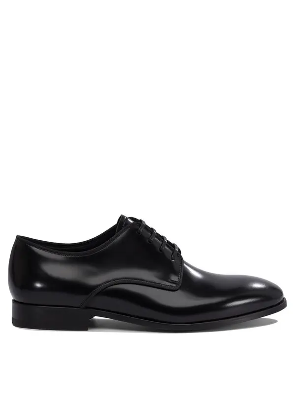 FABI Calfskin Leather Brogues With Oxford Construction