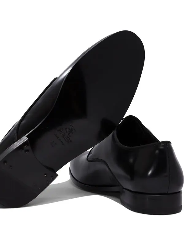 FABI Calfskin Leather Brogues With Oxford Construction
