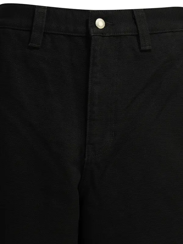 StÜssy Work Gear Cotton Shorts - Black