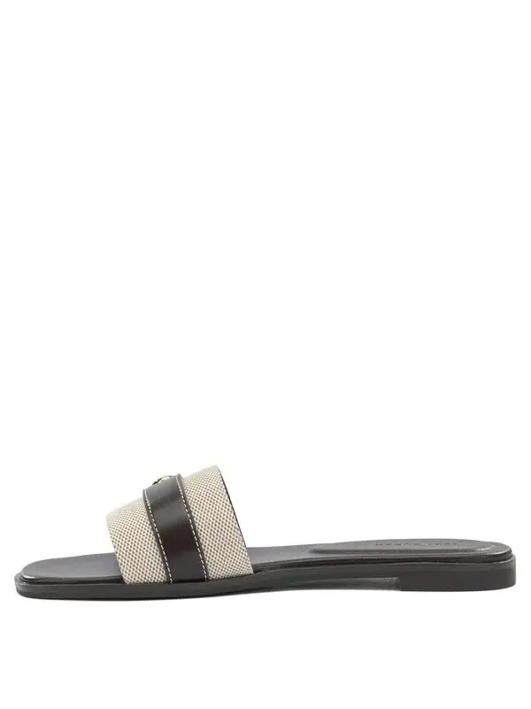 Tory Burch Flat Sandals - Beige