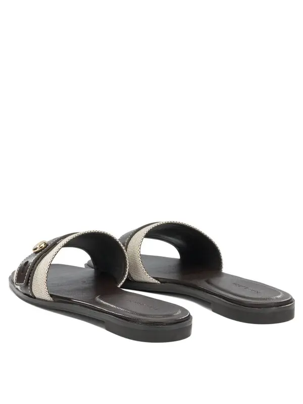 Tory Burch Flat Sandals - Beige