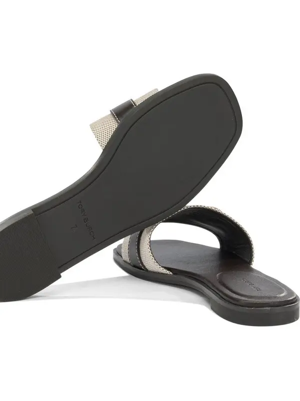 Tory Burch Flat Sandals - Beige