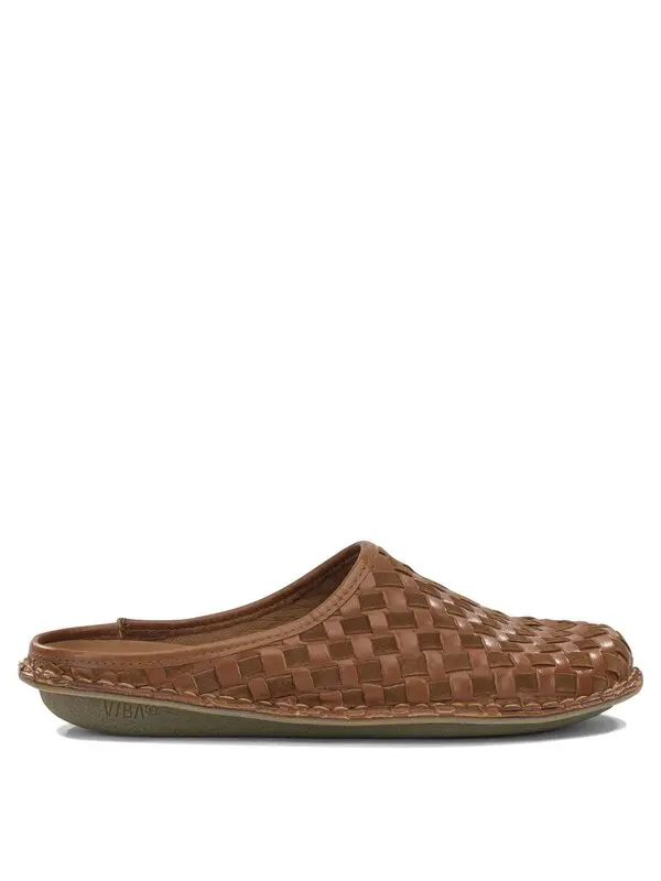 Comme Des Garçons X Viba 'roma' Woven Leather Sabots