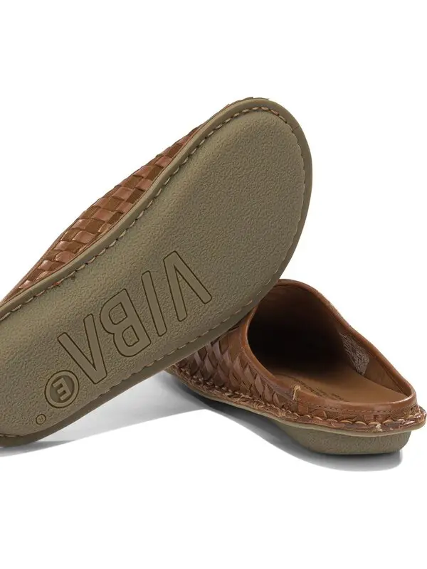 Comme Des Garçons X Viba 'roma' Woven Leather Sabots