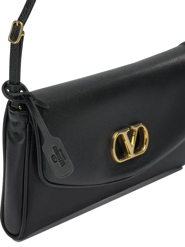 Valentino Garavani Small Devain Shoulder Bag - Black
