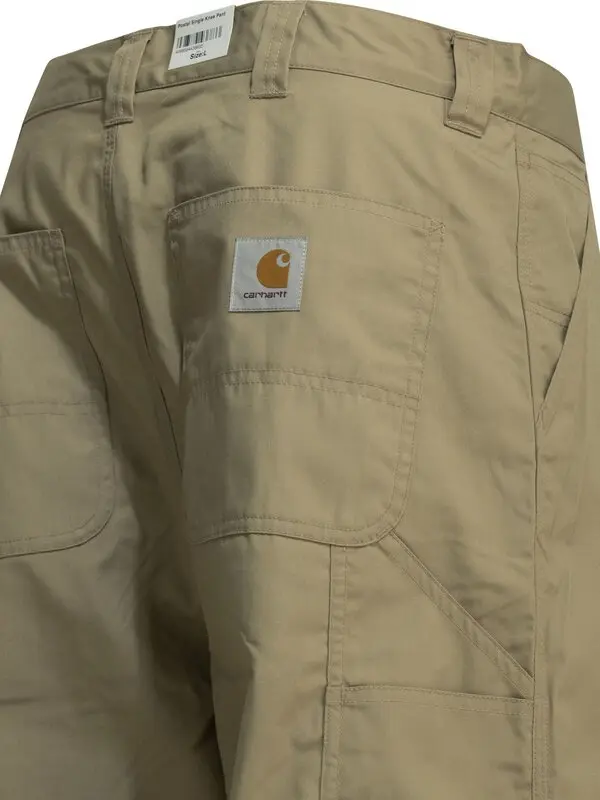 Carhartt Work In Progress Postal Single Knee Work Pants - Beige