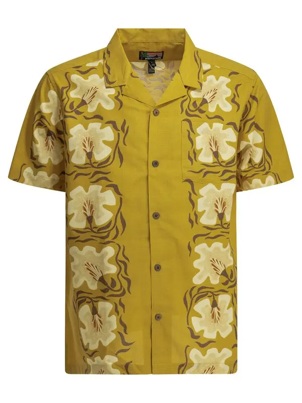 Patagonia Tidal Threads' Floral Print Organic Cotton Camp Shirt