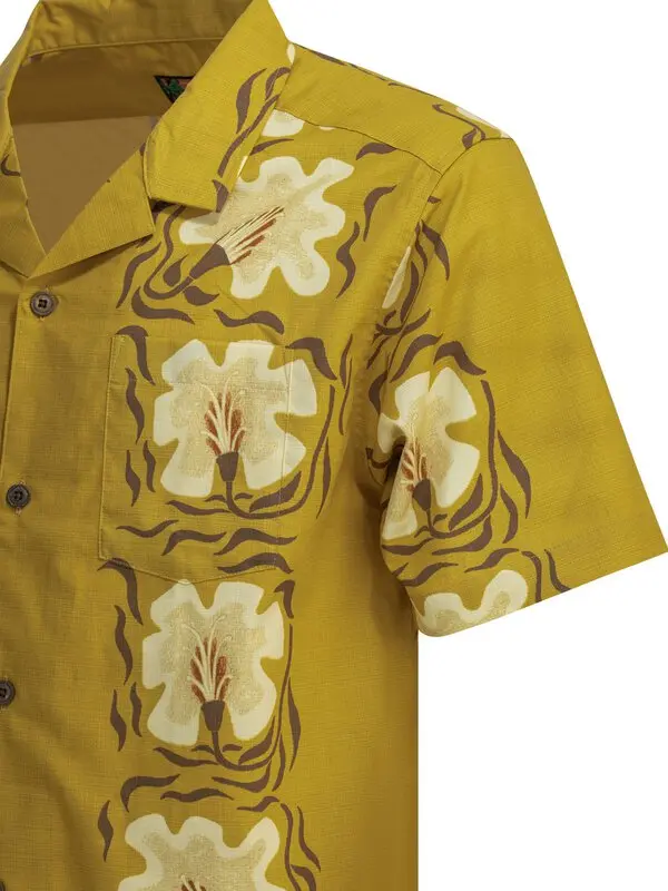 Patagonia Tidal Threads' Floral Print Organic Cotton Camp Shirt