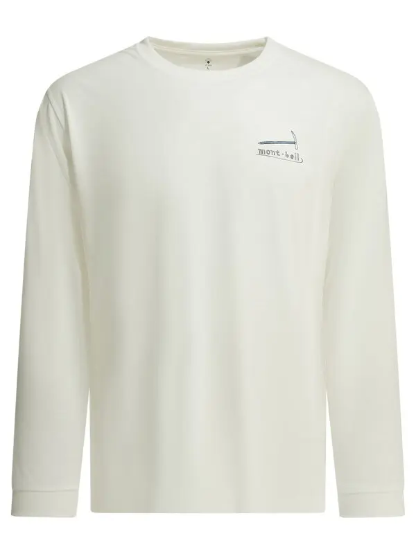 MONTBELL Long Sleeve T-shirt - White