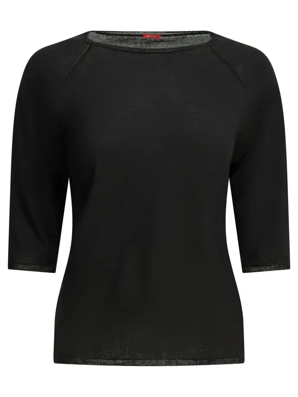 Apuntob Cotton Knitwear - Black