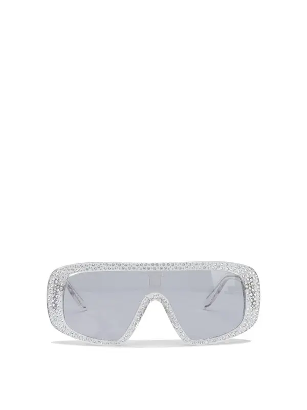 Pinko Embellished Oversized Sunglasses - Black