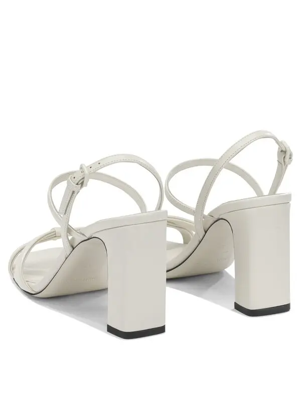 JIMMY CHOO Elsy 85mm Heeled Sandals - White
