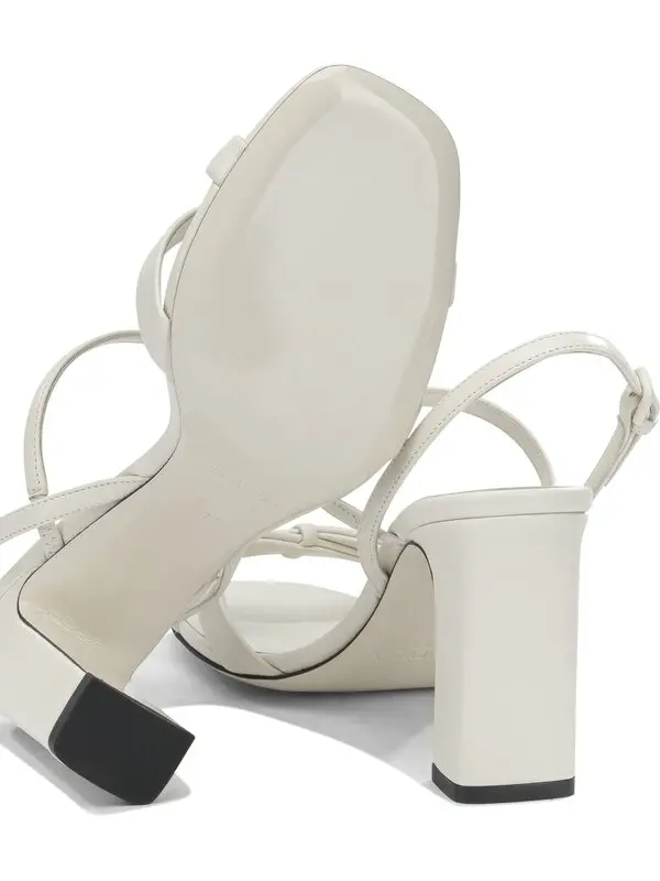 JIMMY CHOO Elsy 85mm Heeled Sandals - White
