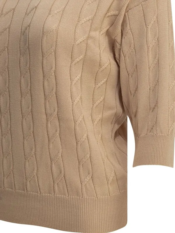 RAKKI Almeria Crew Neck Sweater - Pink