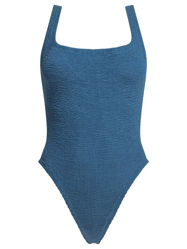 Hunza G One Piece Beachwear - Blue