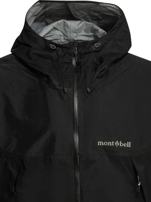 MONTBELL Hooded Zip-up Jacket - Black