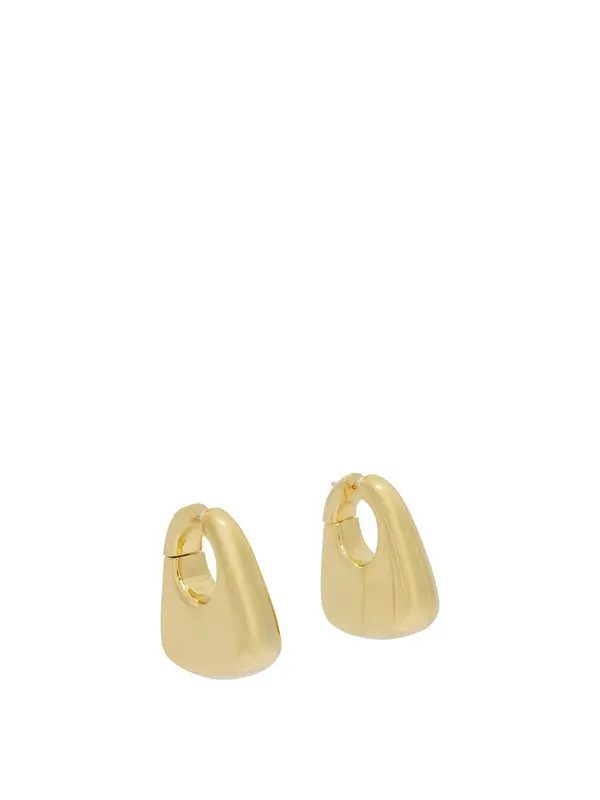 MARIA BLACK Sculptural Hoop Earrings - Gold