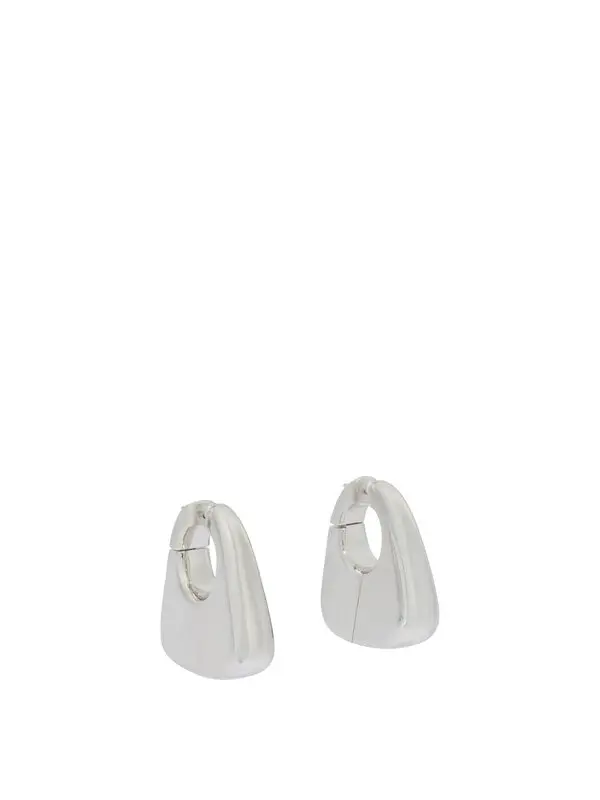MARIA BLACK Sterling Sculptural Earrings - Silver