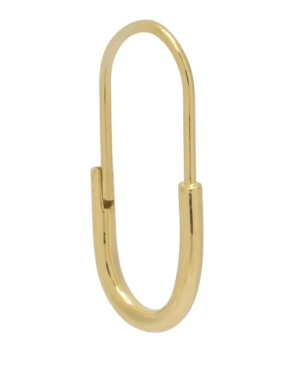 MARIA BLACK Tone Oval Hoop Earrings - Gold