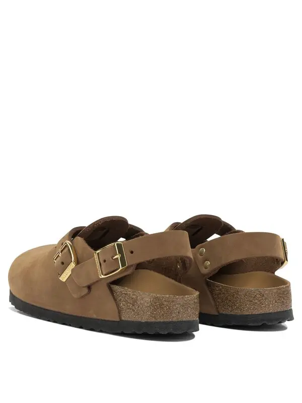 BIRKENSTOCK Tokio Hex Sabot With Adjustable Straps - Brown