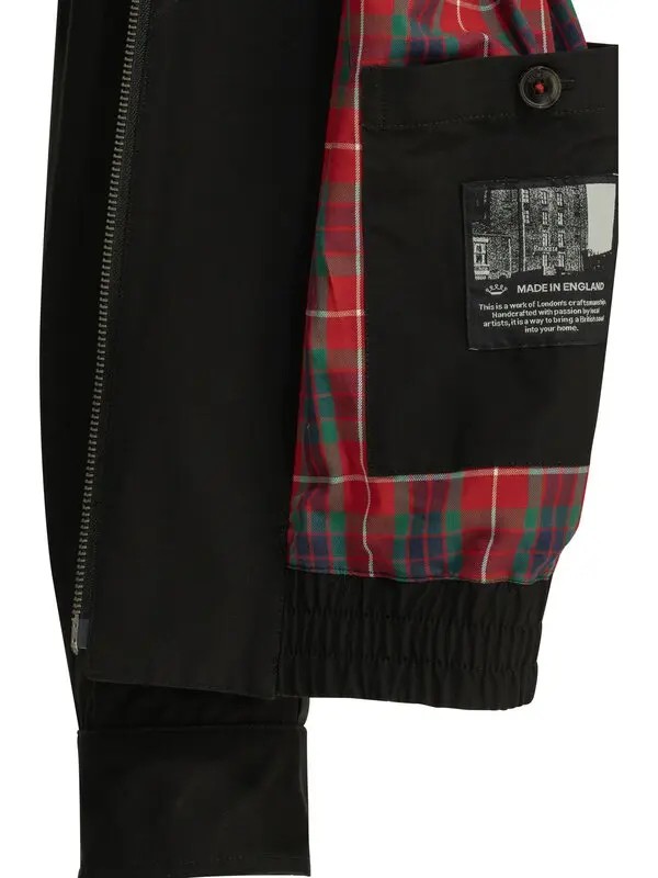 BARACUTA Zip-up Jacket With Classic Collar