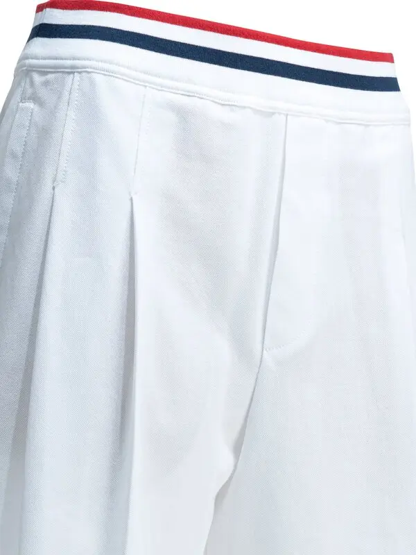 Brunello Cucinelli Formal Cotton-linen Blend Shorts - White