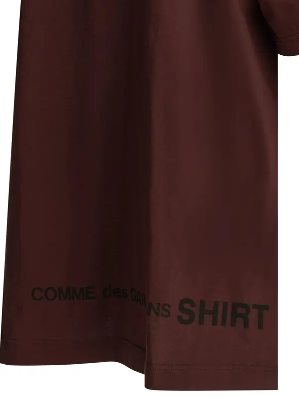 Comme Des Garçons Oversized Cotton T-shirt - Bordeaux