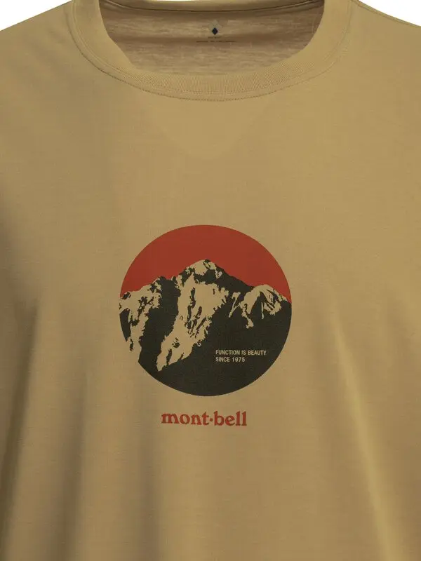 MONTBELL Graphic T-shirt - Beige