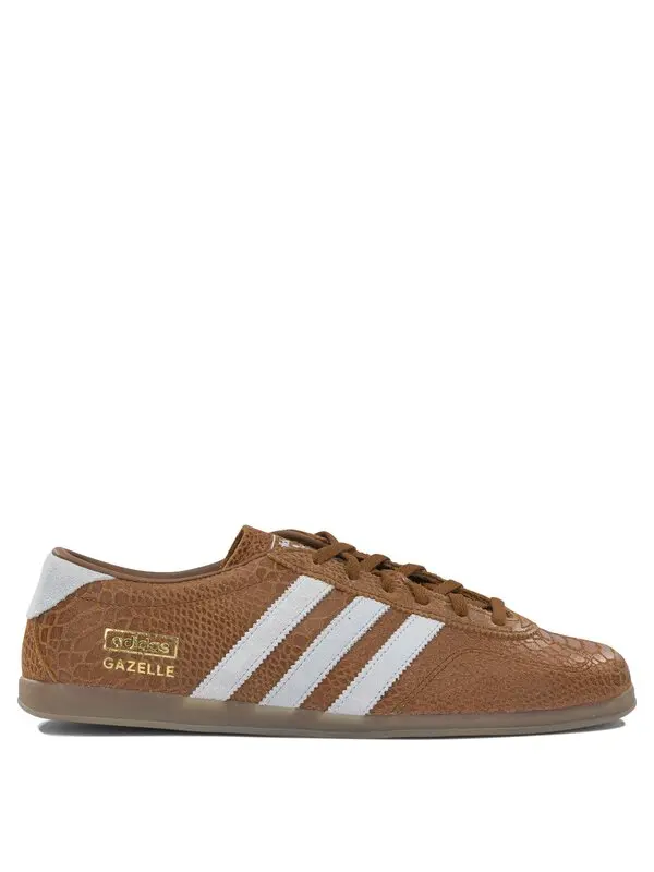 ADIDAS ORIGINALS Gazelle Lo Pro Snakeskin Low Top Sneakers - Brown