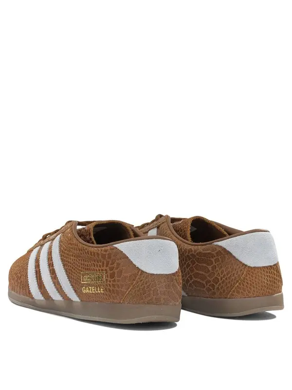ADIDAS ORIGINALS Gazelle Lo Pro Snakeskin Low Top Sneakers - Brown