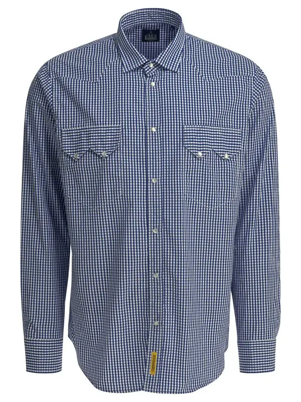 B.D.BAGGIES Rodeo" Checkered Long Sleeve Shirt