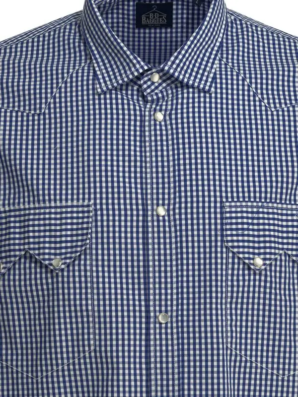 B.D.BAGGIES Rodeo" Checkered Long Sleeve Shirt