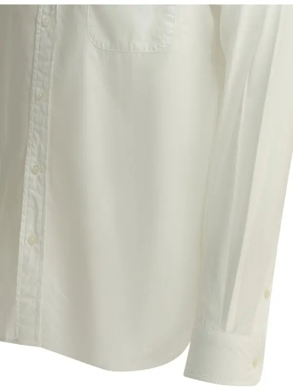 BEAMS B.d. Color Broad Casual Shirt - White