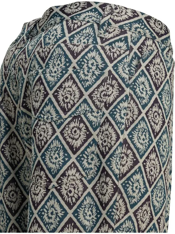Needles Boot Cut Jacquard Casual Pants